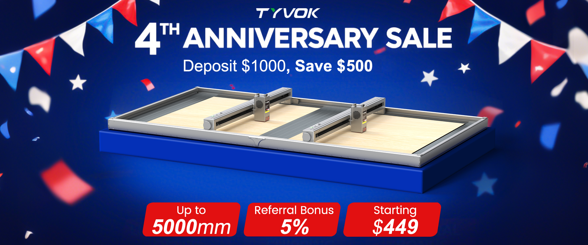 Laser Engraver Deals | TYVOK Discount Large Format Machines – Tyvok